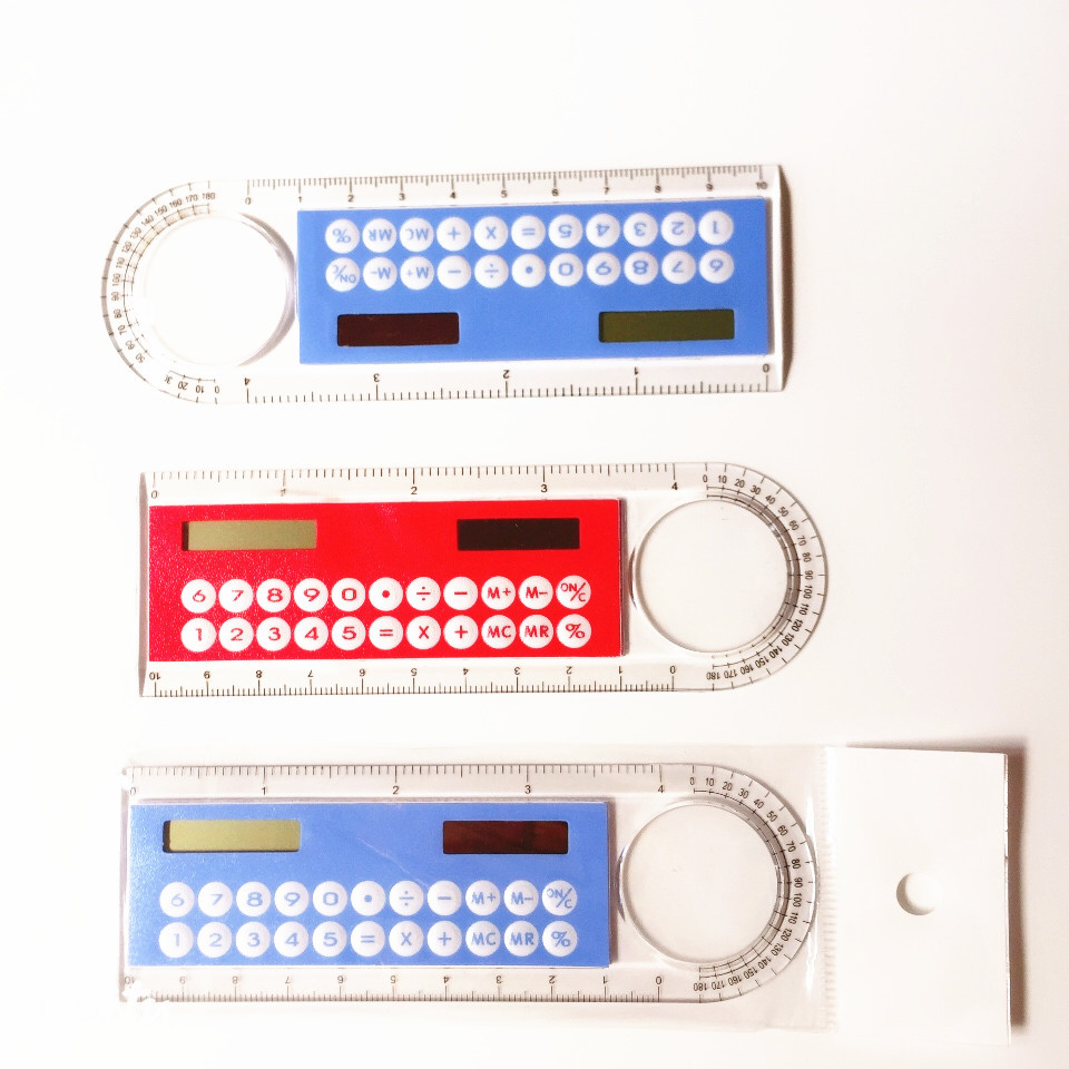 Mini Solar Card Ruler Student Calculator | Stationery Manufacturers