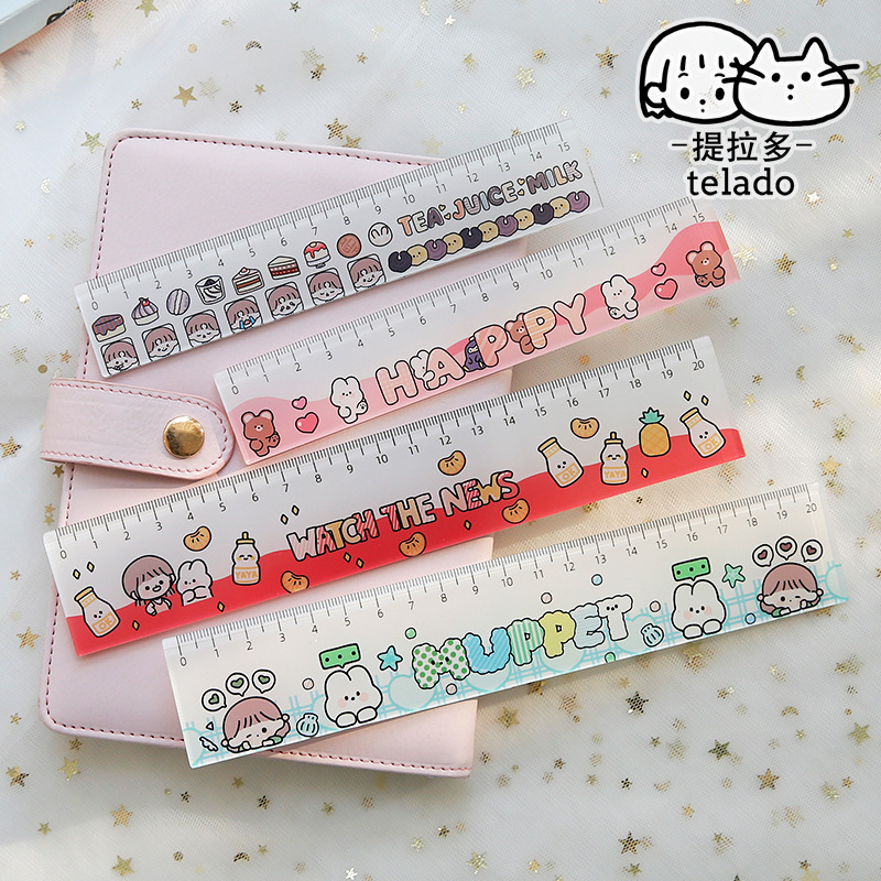 Tirado rabbit and bear cartoon ruler | Stationery Manufacturers